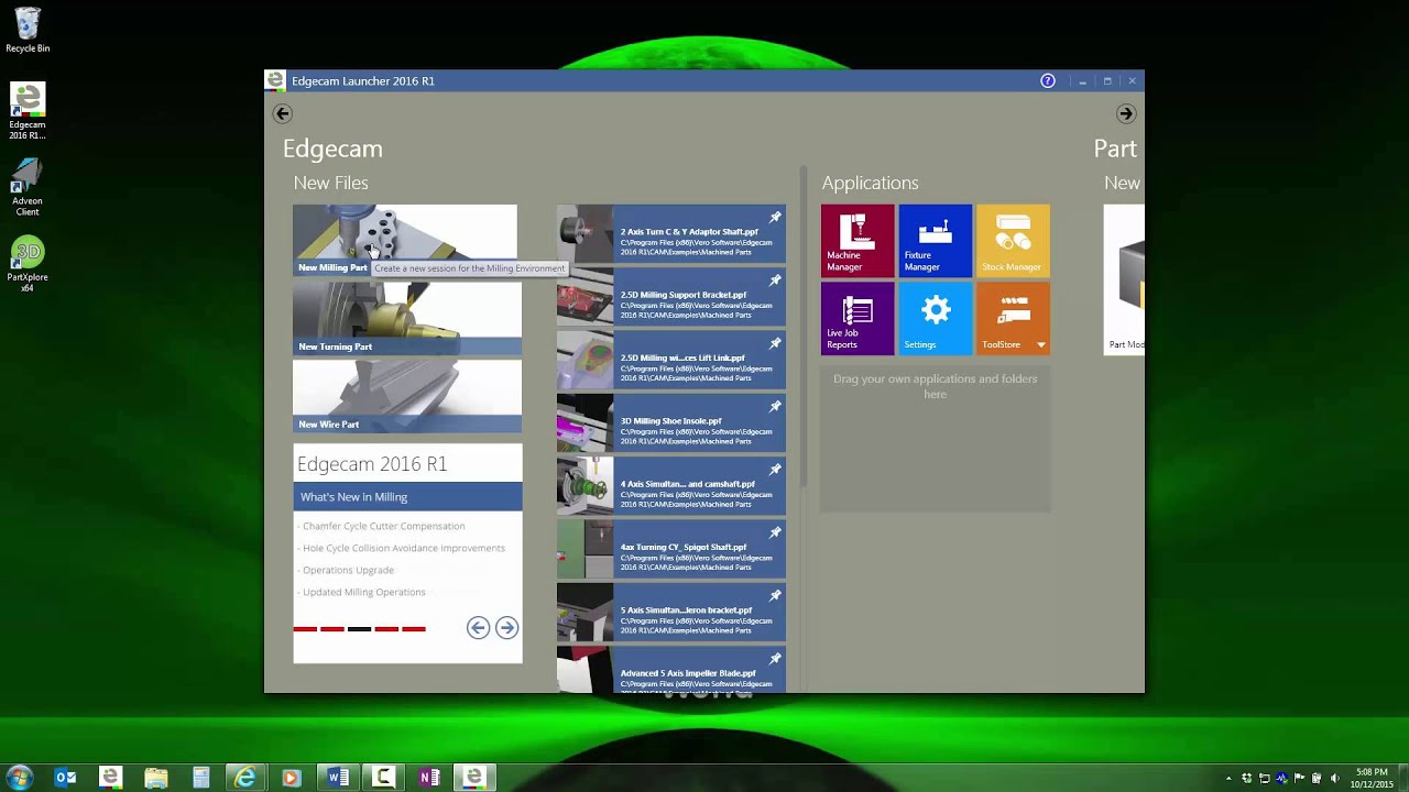 Edgecam 2016 R1 install and first launch - YouTube