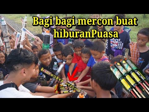 BAGIKAN MERCON SEGALA JENIS KE BOCIL YANG BERPUASA BUAT HIBURAN!! NGABUBURIT NYUMET MERCON