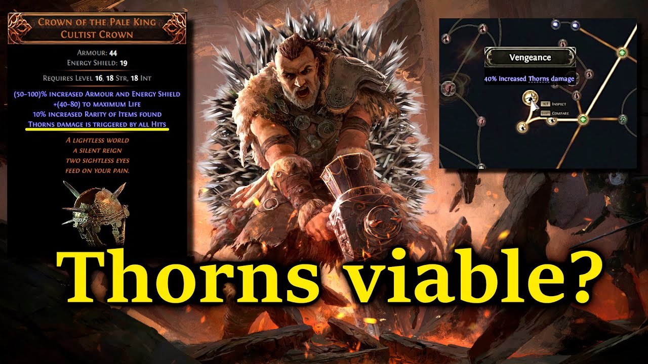 Thorns unique items and passive points. Thorns in Path of Exile 2 - YouTube