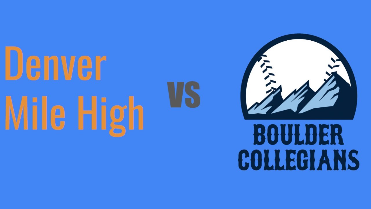 Denver Mile High vs. Boulder Collegians 6/13/2024 - YouTube