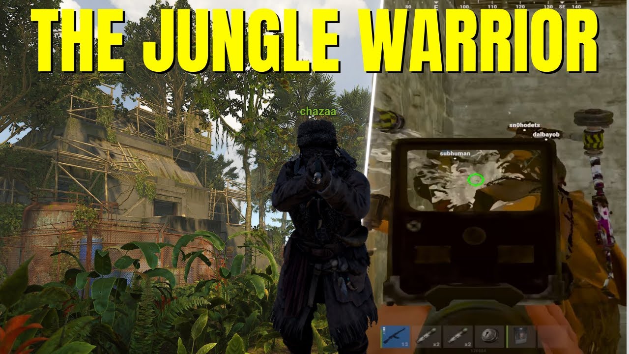 THE JUNGLE WARRIOR - Rust - YouTube