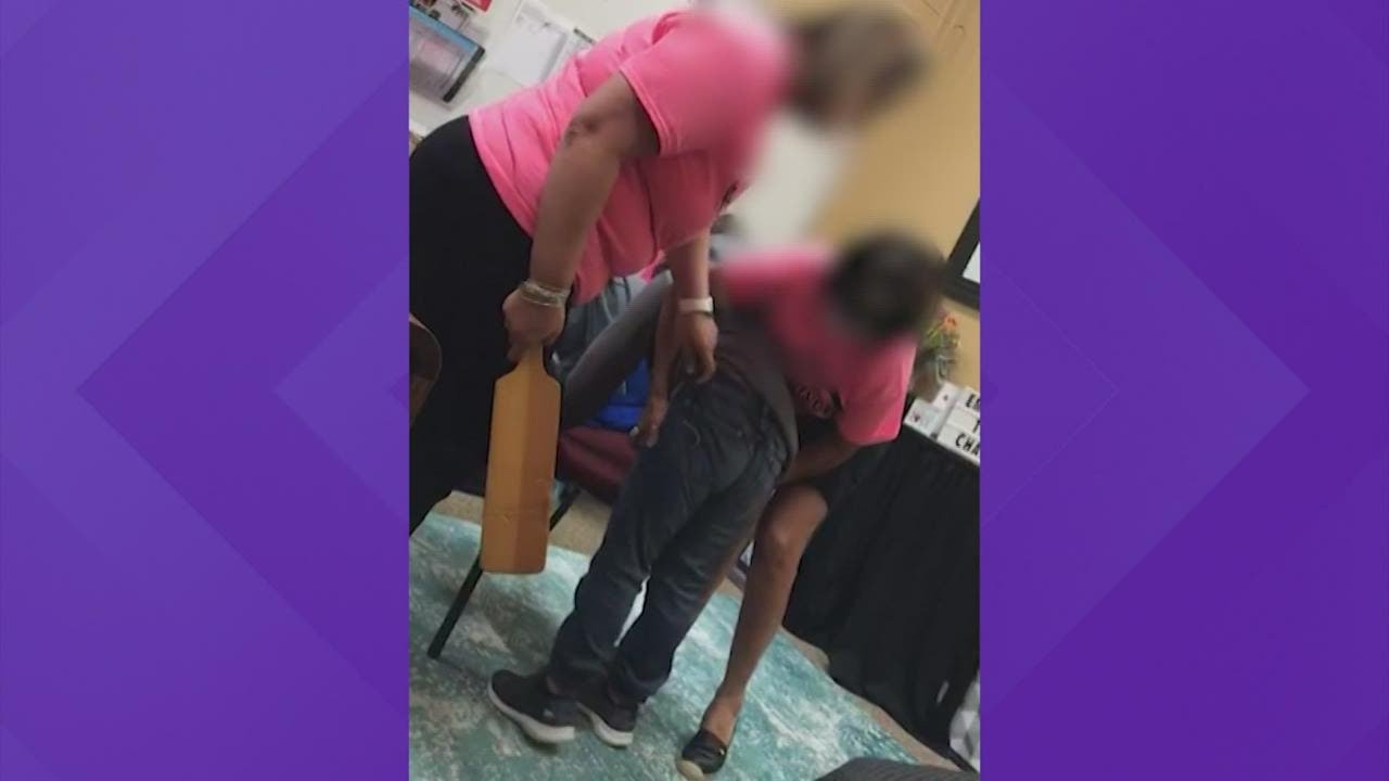 Mother records principal paddling 6-year-old - YouTube