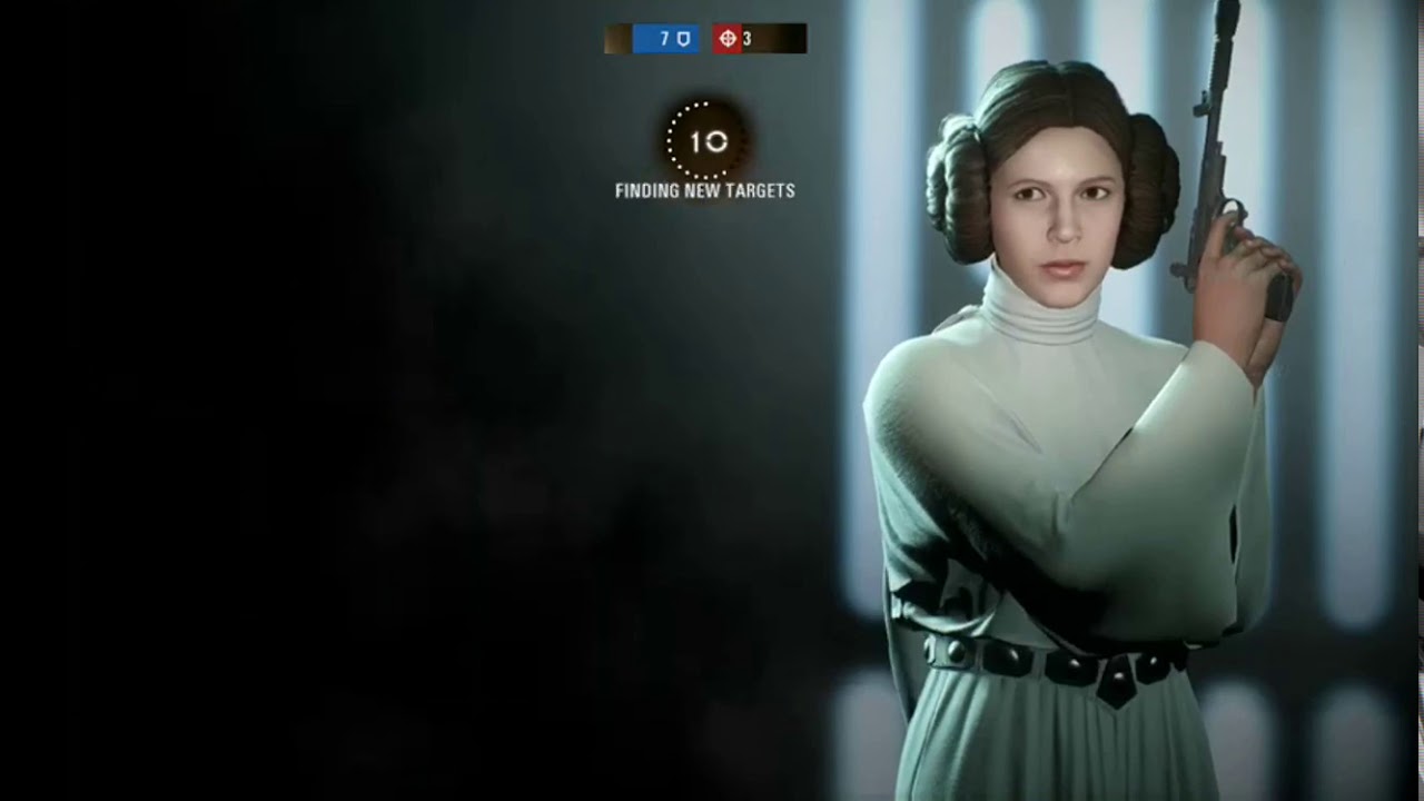 Star Wars Battlefront 2 New Leia Skin - YouTube