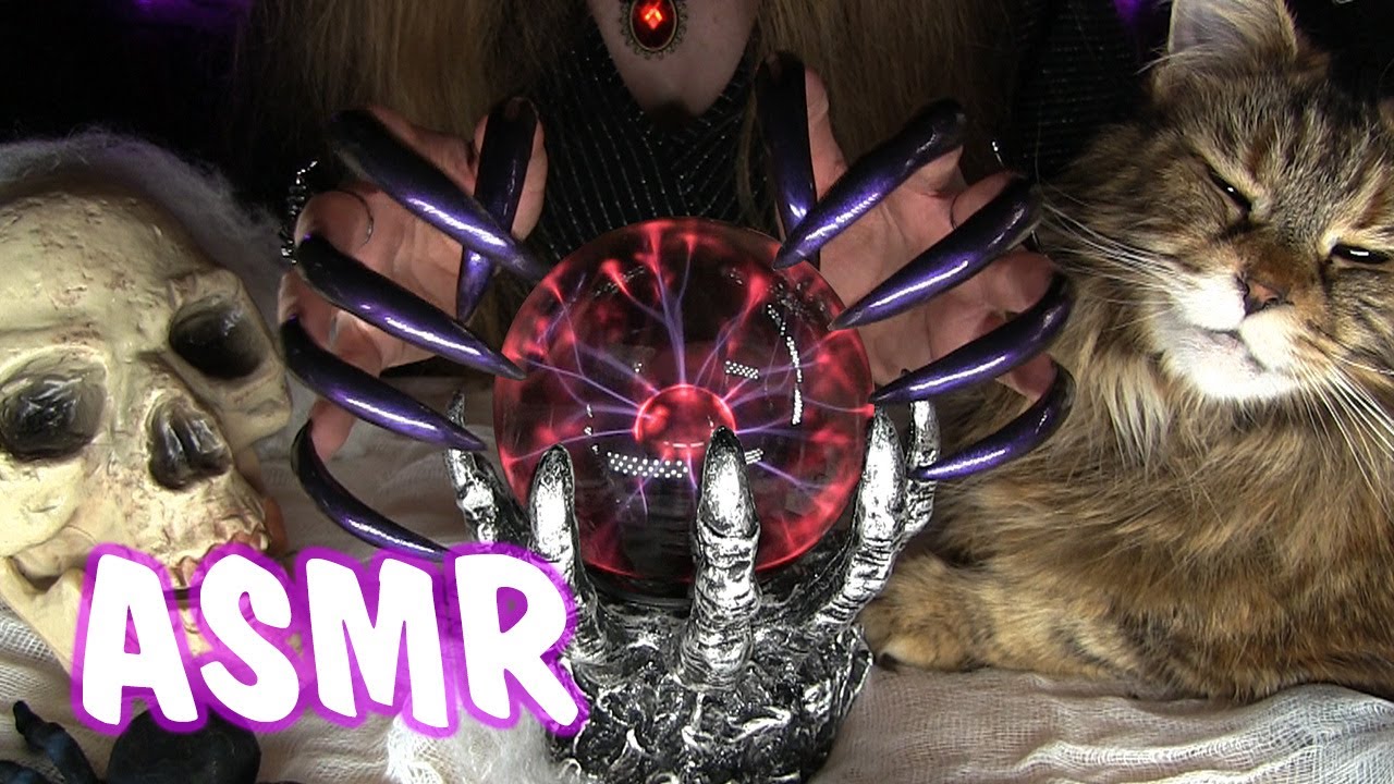 ASMR ROLEPLAY. Halloween WITCH role playing tingles massage ...