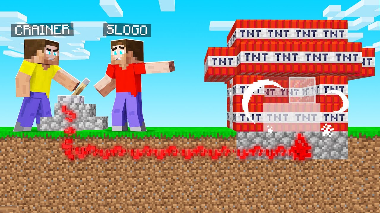 I Turned Slogo's House Into TNT! (Minecraft Troll) - YouTube