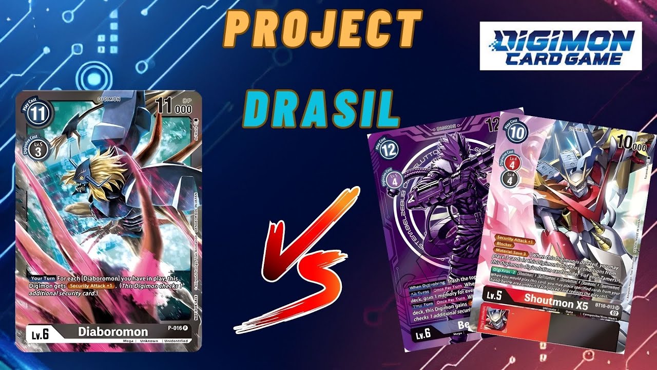 Project Drasil: Swarm the field with Diaboromon! | Digimon TCG - YouTube