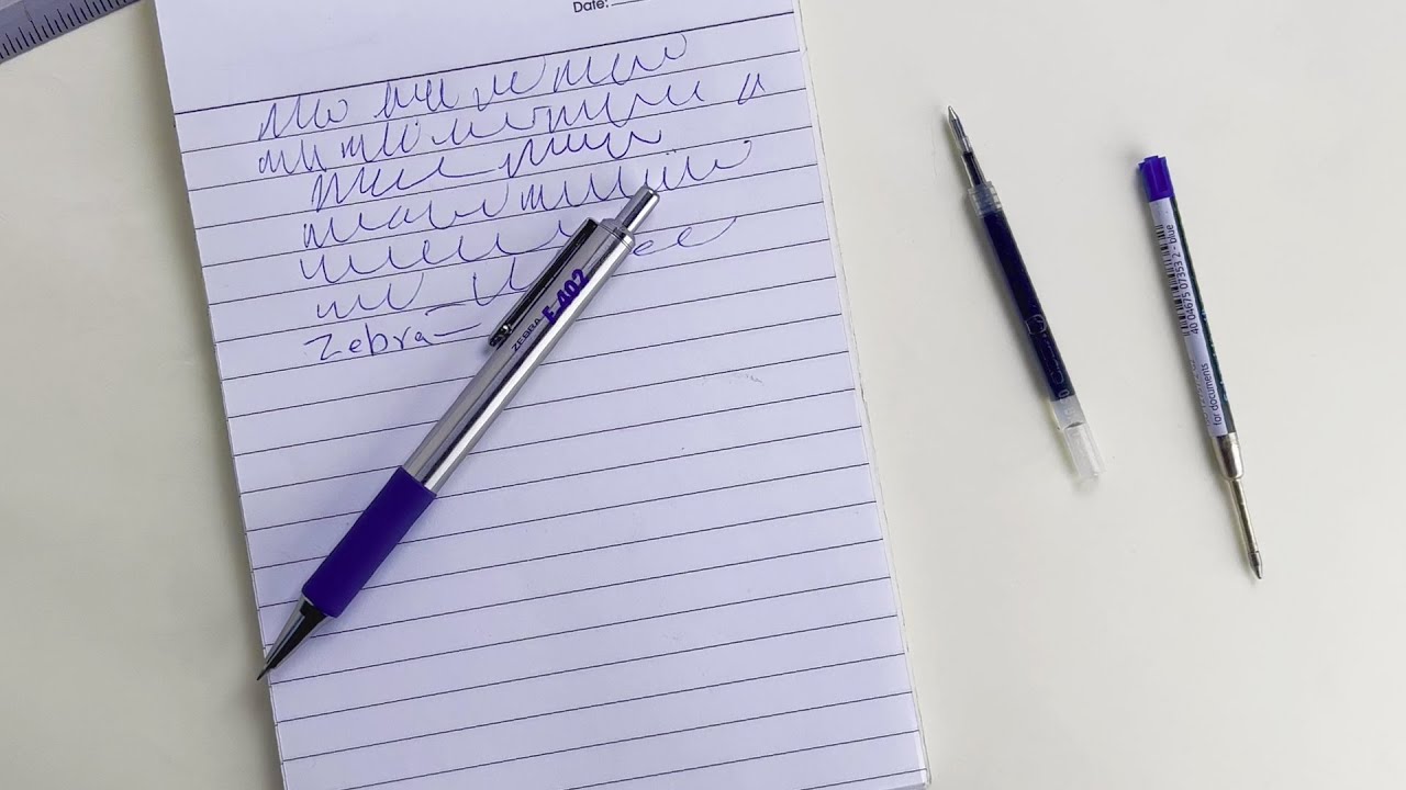 Zebra F-402 Ballpoint Refill Hack | Affordable Ballpoint Ink Refills ...