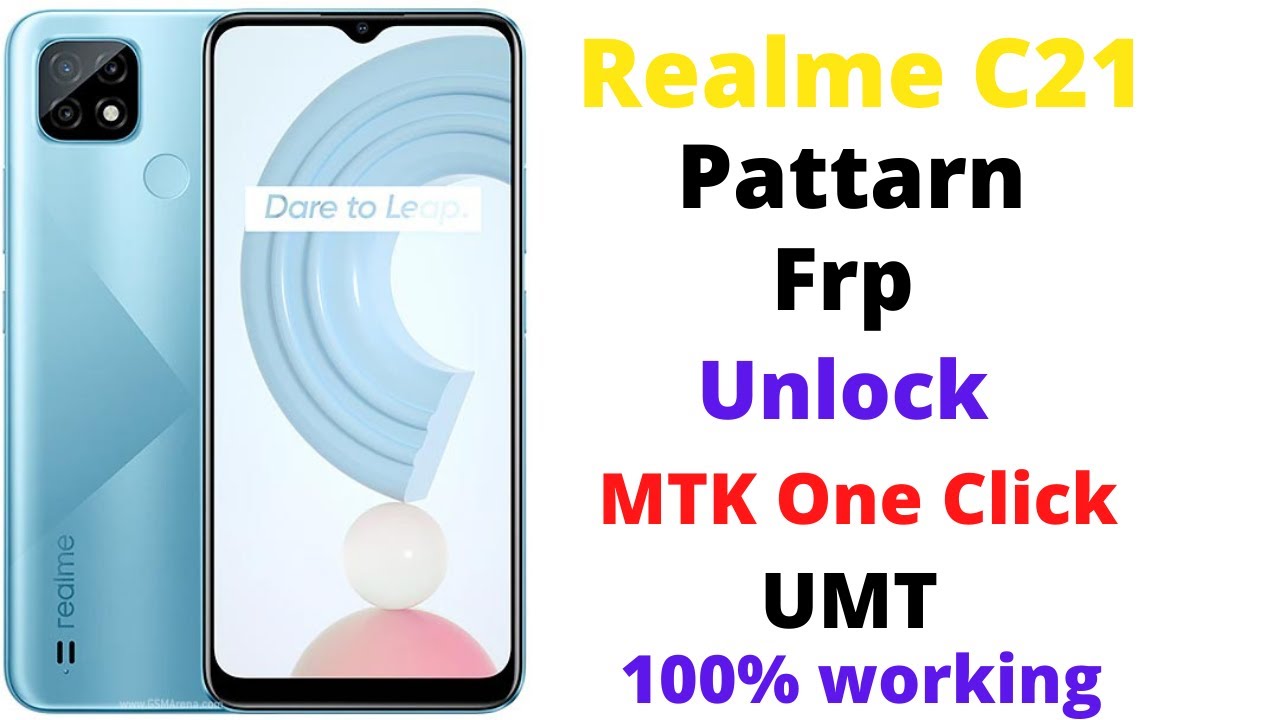 Rmx 3201 | Realme c21 | Pin,Pattarn Unlock | Frp Unlock MTK One Click ...