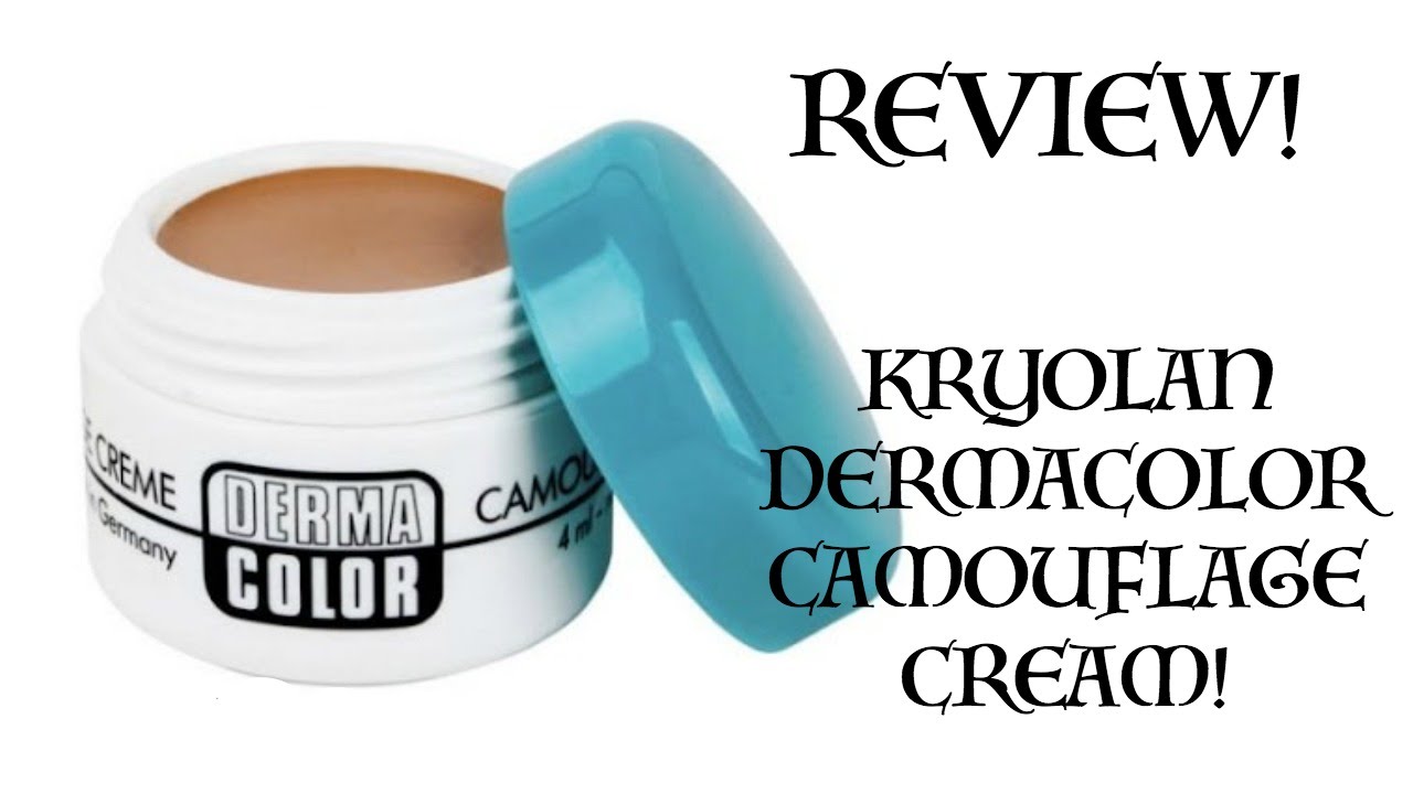 Kryolan Derma Color Camouflage Cream Review - YouTube