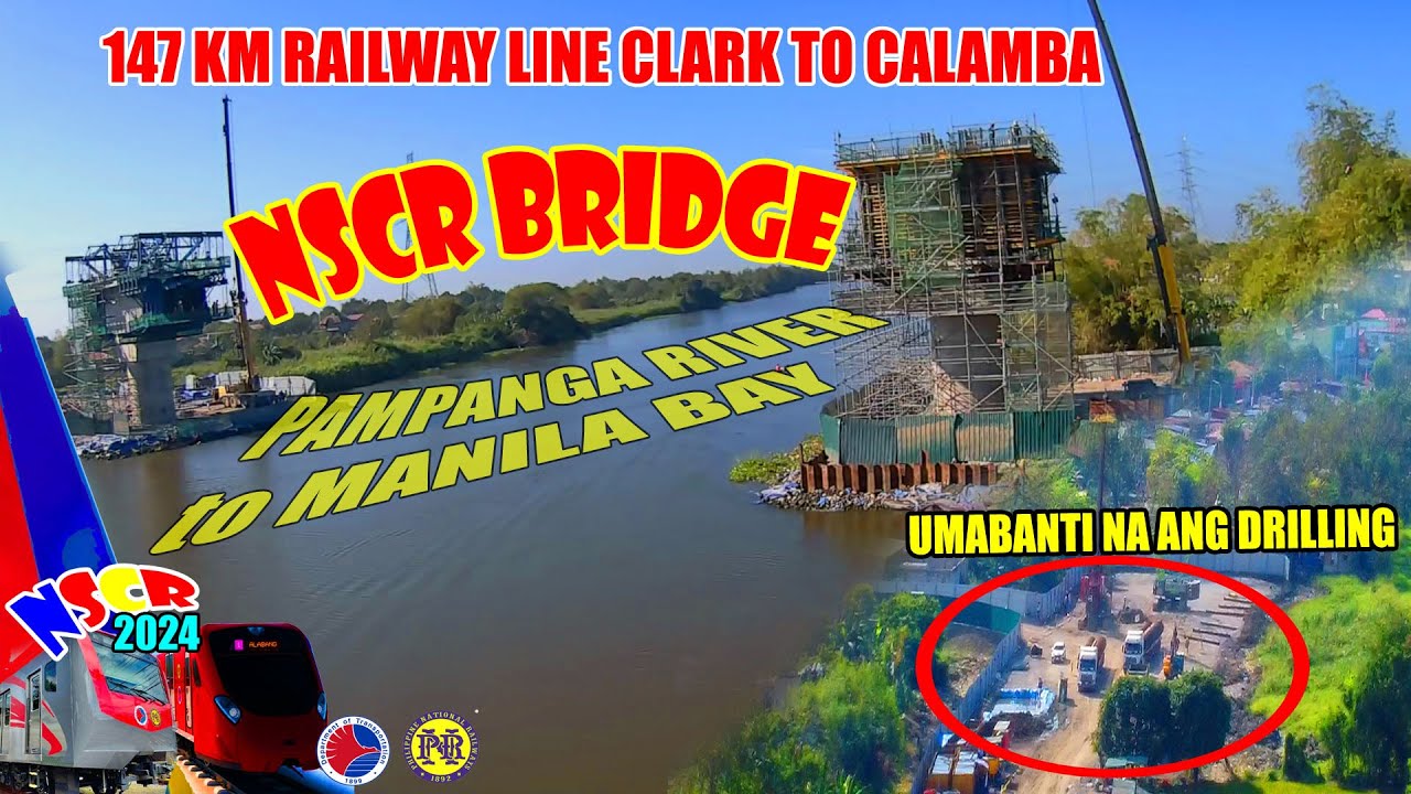 nscr bridge at apalit pampanga patuloy na ang drilling V 458 / pnr nscr ...