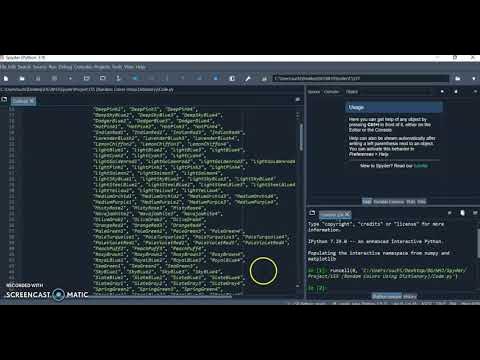 Darsh Garg / Project - 155 (Random Colors Using Dictionary) / WhiteHat Jr / Python Coding ...