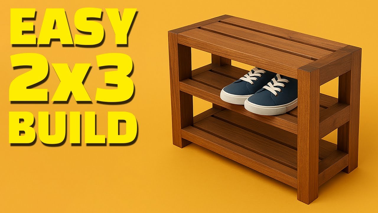 Quick 2x4 Build That Sells! 2 Hour Shoe Rack - YouTube