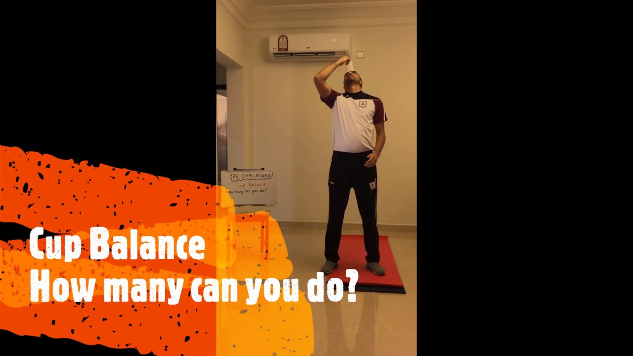 Cup balance - Challenge - YouTube