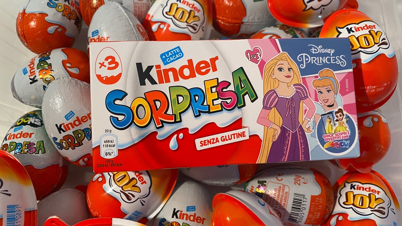 2023 Compilation Princess Kinder Surprise ASMR Unboxing - YouTube