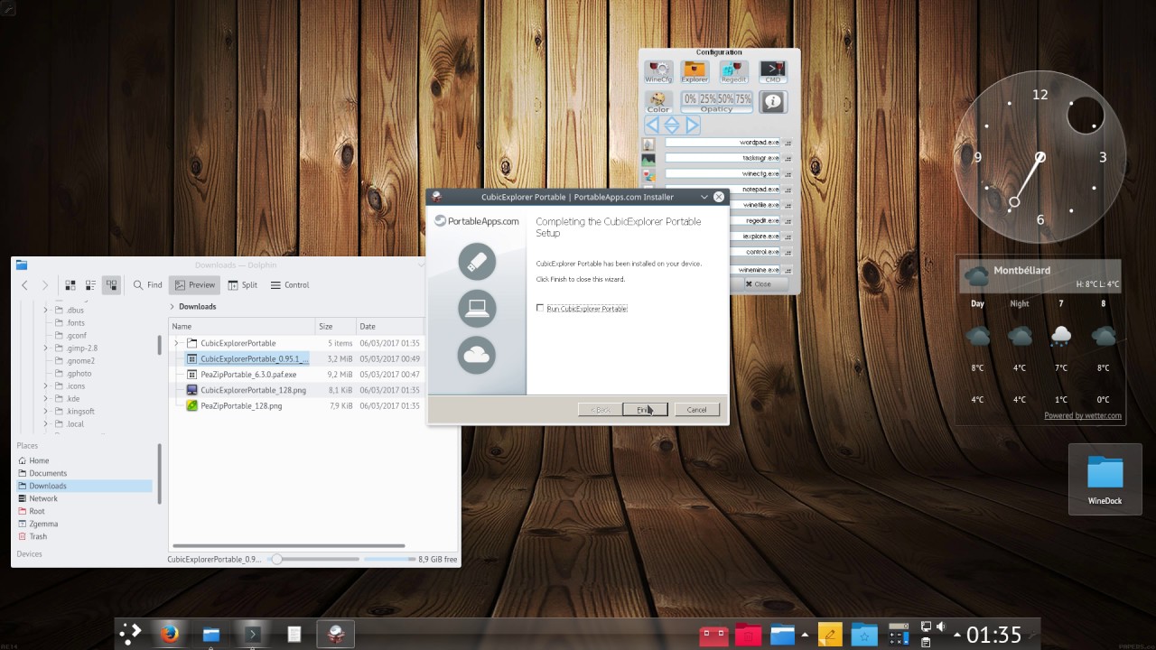 Litestep Theme for Wine - YouTube