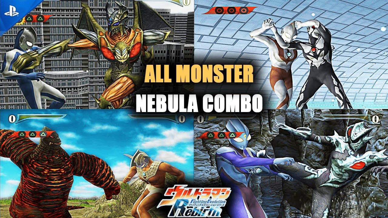 All Monster Nebula Combo - Semua Nebula Combo Kaiju - Ultraman FE ...