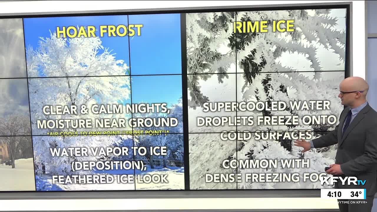 Morse Code of Weather: hoar frost vs. rime ice – both create frosty ...
