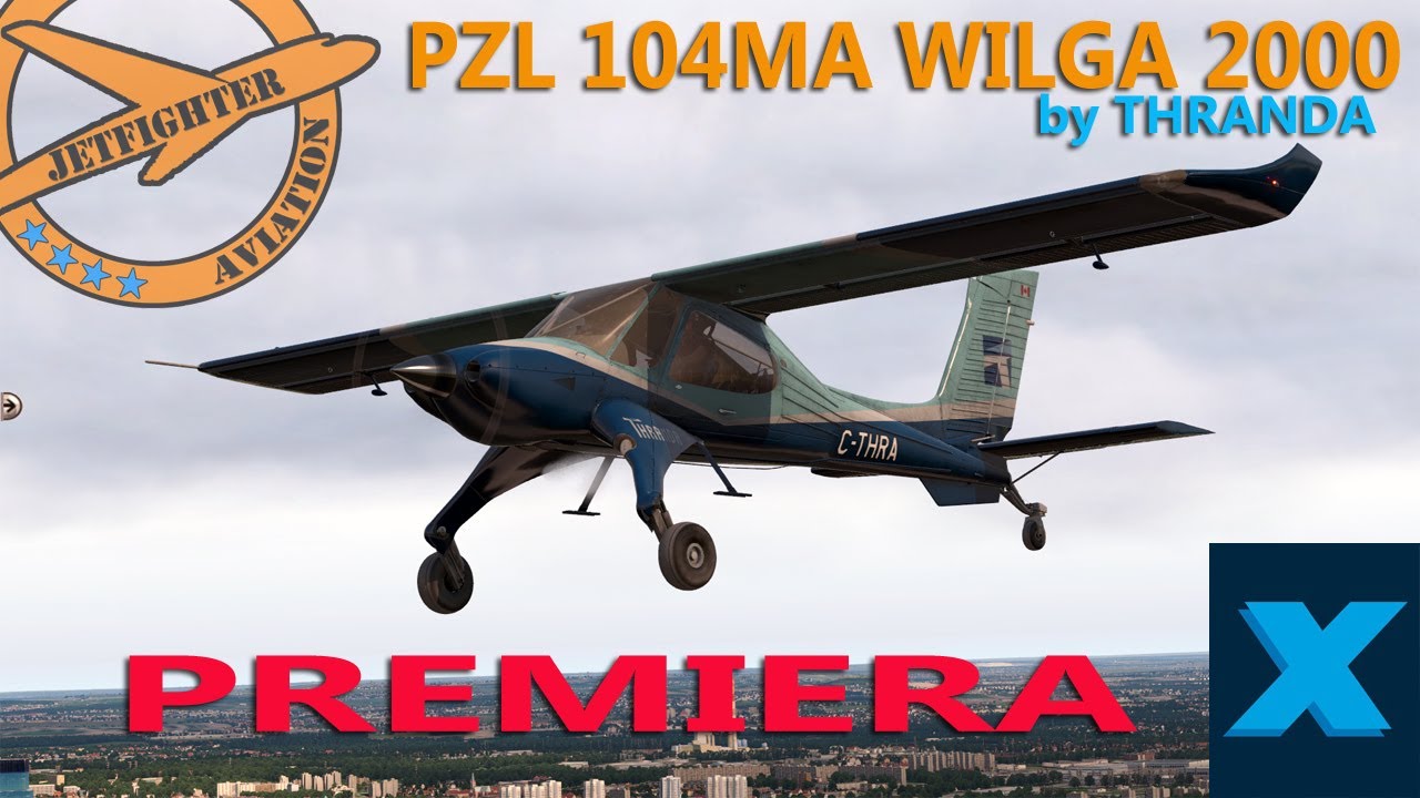 X PLANE 11 - THRANDA PZL-104MA Wilga 2000 - Polski samolot w XP11 ...