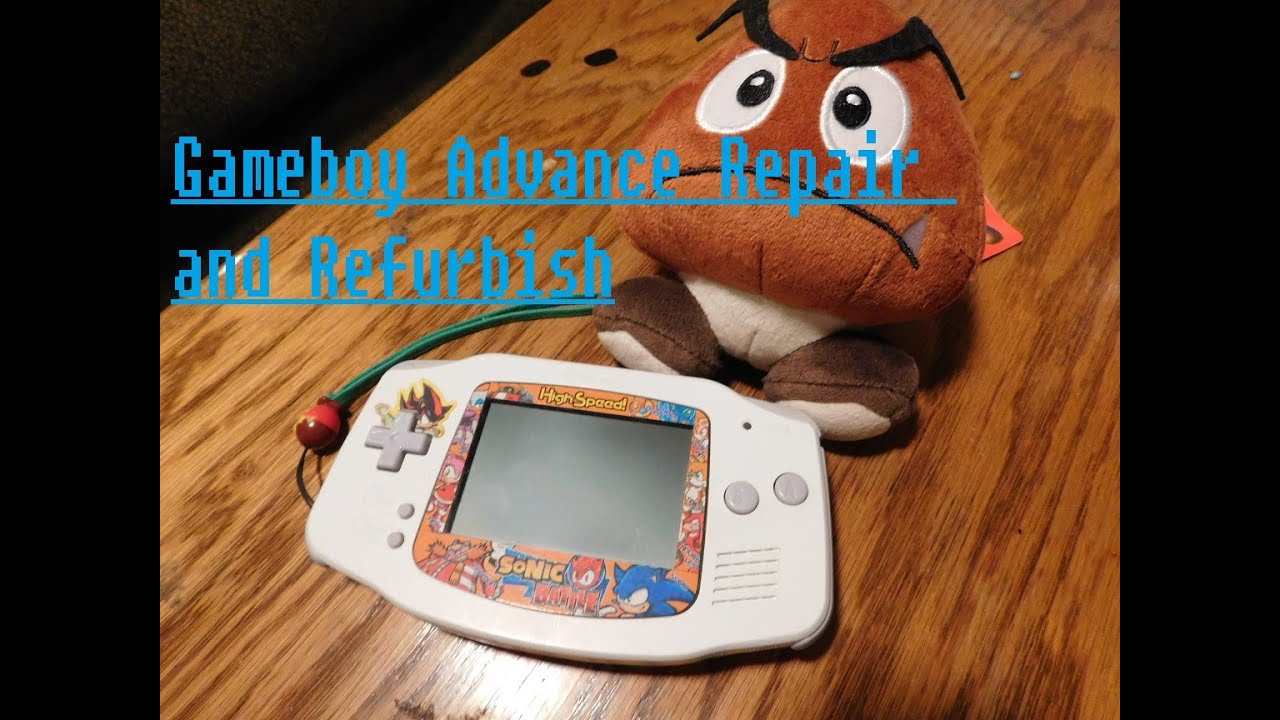Gameboy Advance Repair and Refurb - Easy Power Switch Fix - YouTube
