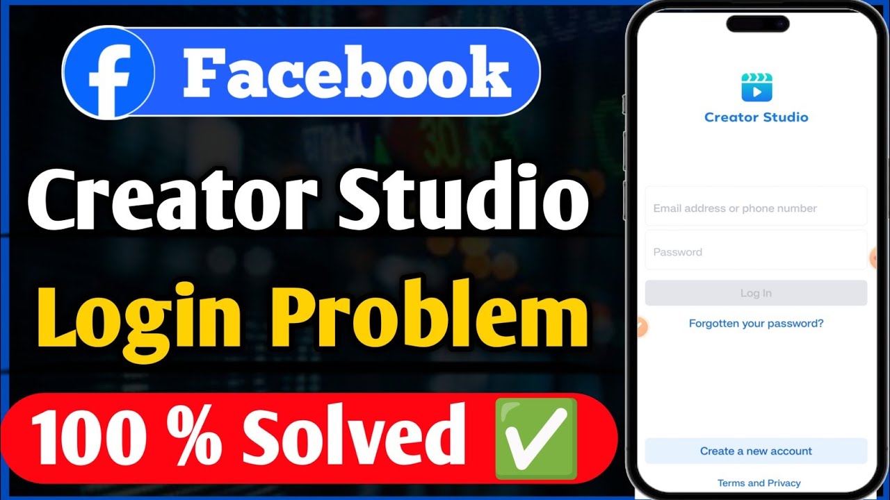 Facebook Creator Studio Something Went Wrong Please Try Again 😭| Creator studio Problem Solved ...