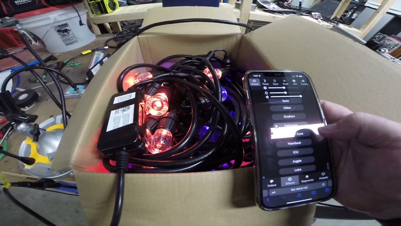 I hacked the Atomi LED string lights - YouTube