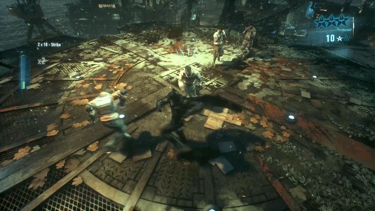 BATMAN: ARKHAM KNIGHT combo challenge - YouTube