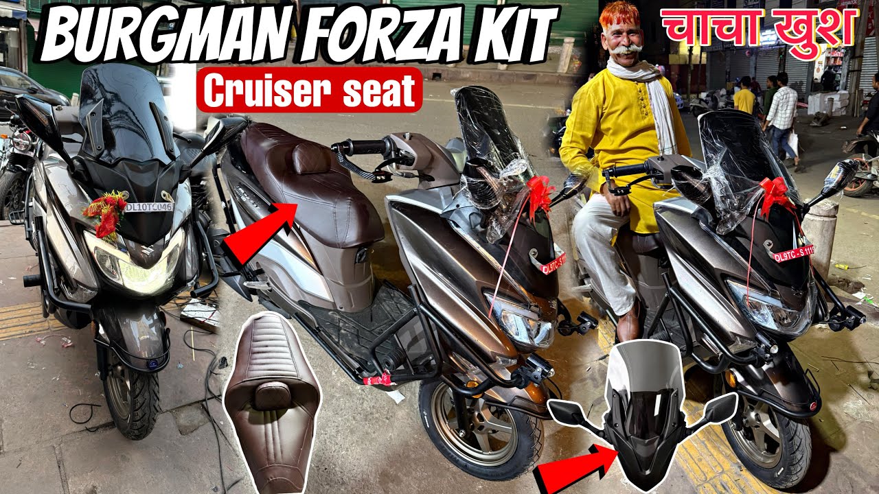Burgman modified | Forza Kit install | Corbon Kit | Burgman ...