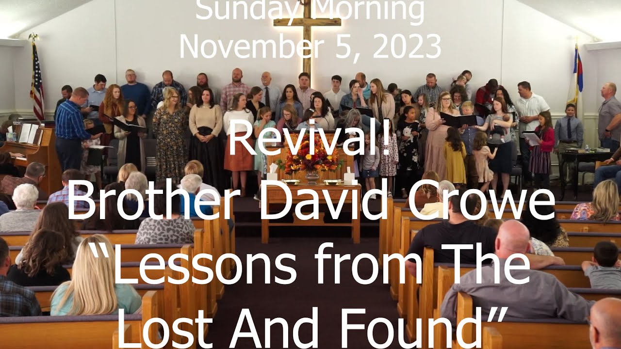 Brother David Crowe "Lessons From The Lost And Found" - YouTube