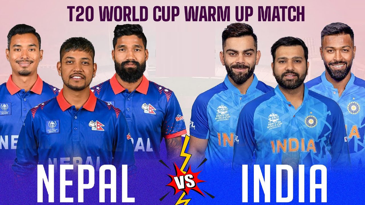 Nepal Vs India T20 World Cup warm up Match - Real cricket 2024 - YouTube
