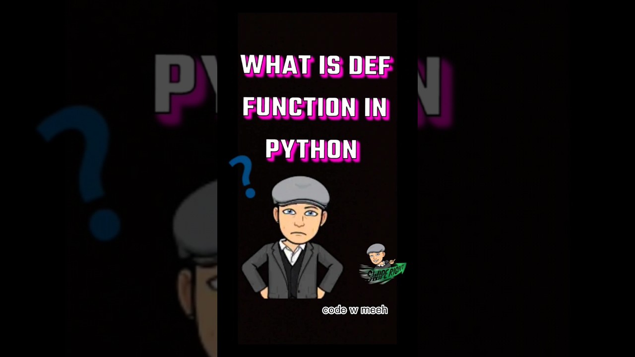 What Is Def Function In Python python3 programming subscribe What Is Def Function In Python python3 programming subscribe