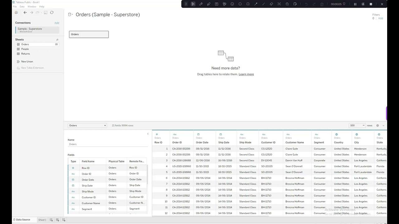 How To get First Order Date in Tableau Using Create Calculated Field universal characters - YouTube