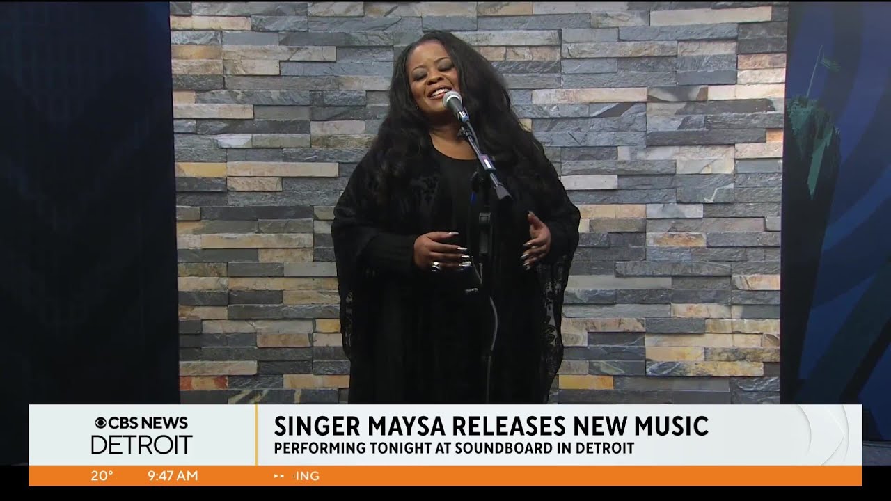 Singer Maysa performs on CBS News Detroit - YouTube