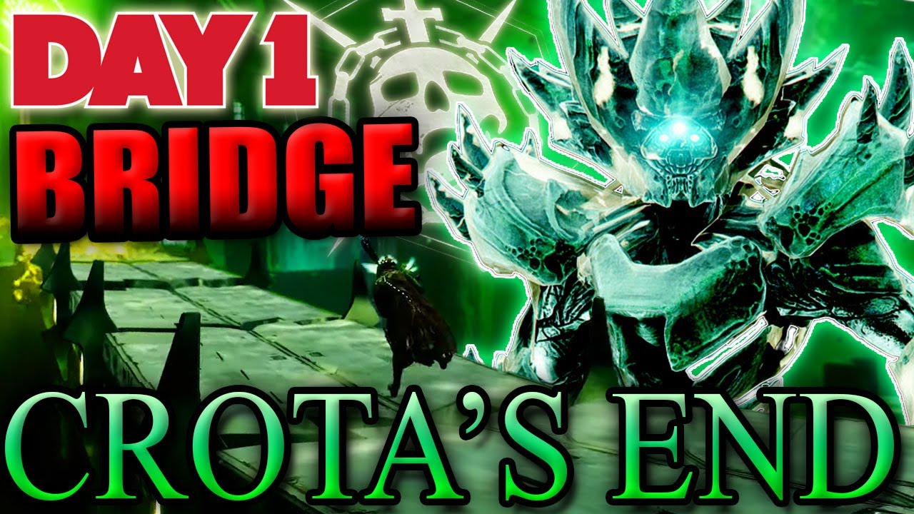 Day 1 Crota's End "BRIDGE" Encounter FULL Clear! (They Changed This One ...