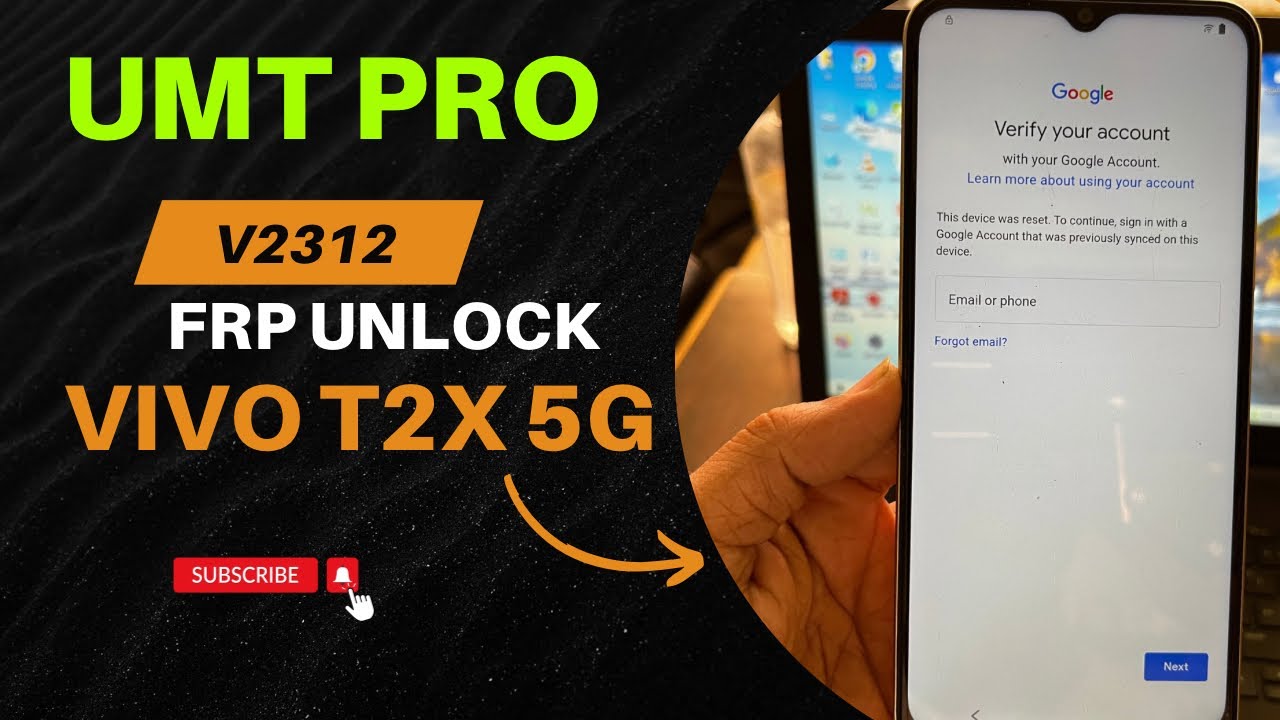 Effortless Vivo T2x 5G FRP Unlock with UMT Pro - YouTube