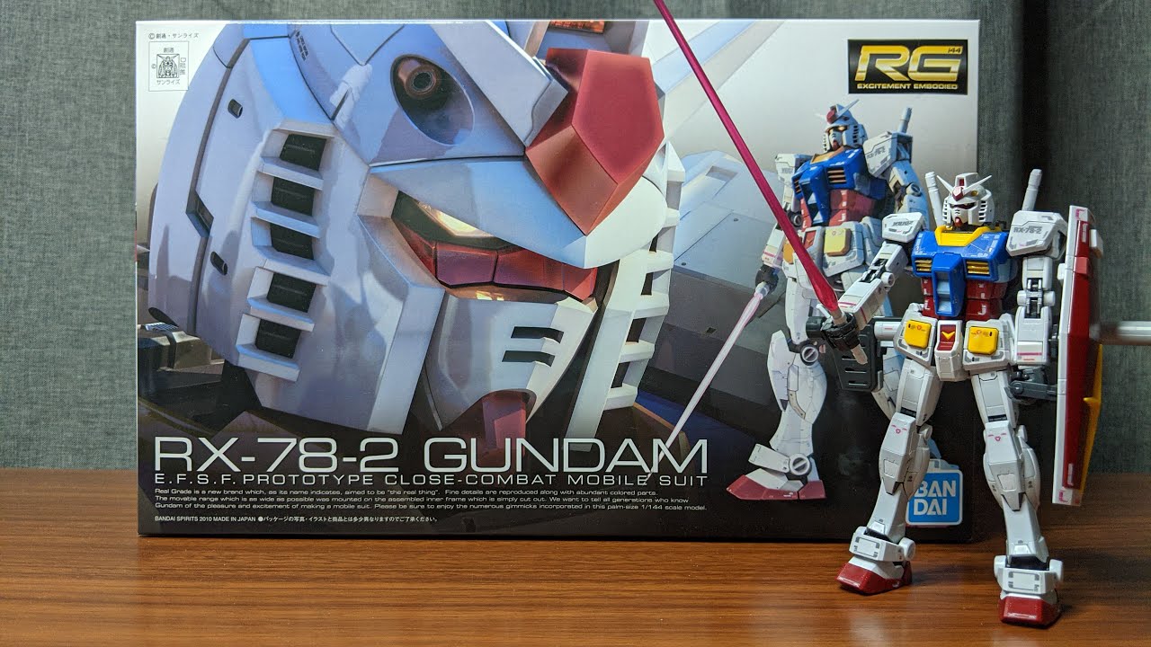 Gundam RX-78-2 - Real Grade (RG) Gunpla - Mobile Suit Gundam - YouTube