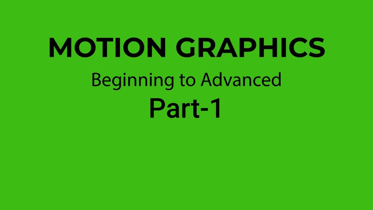 Motion graphics_ Part-1 after effects Panel and Workspace in Bangla ...