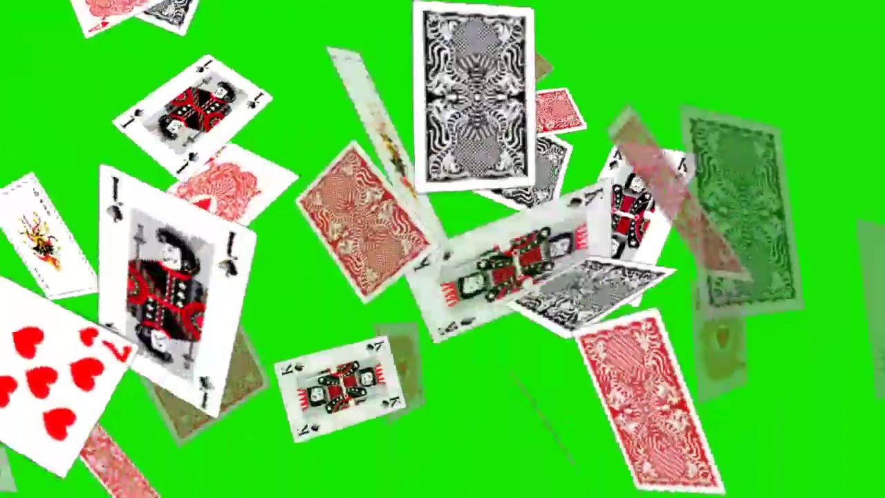 Green screen card's fiy - YouTube