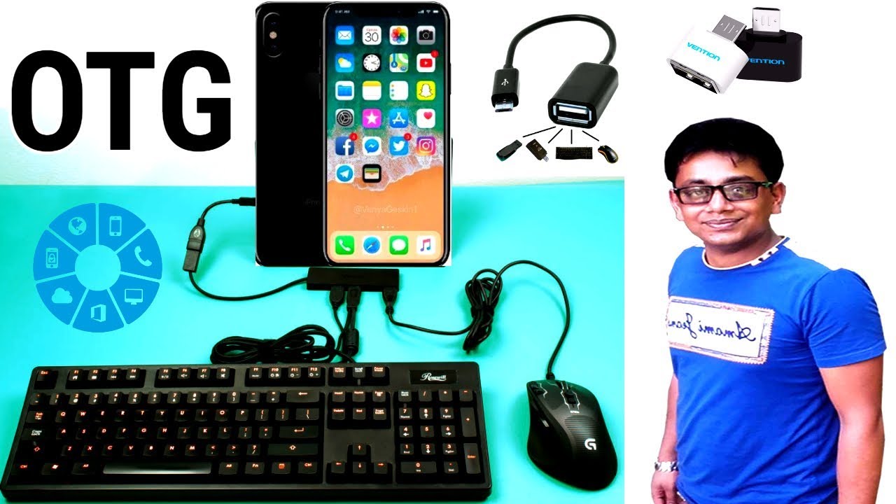 Use of otg cable। OTG practical view।মোবাইলে ব্যবহার করুণ মাউস, কি ...