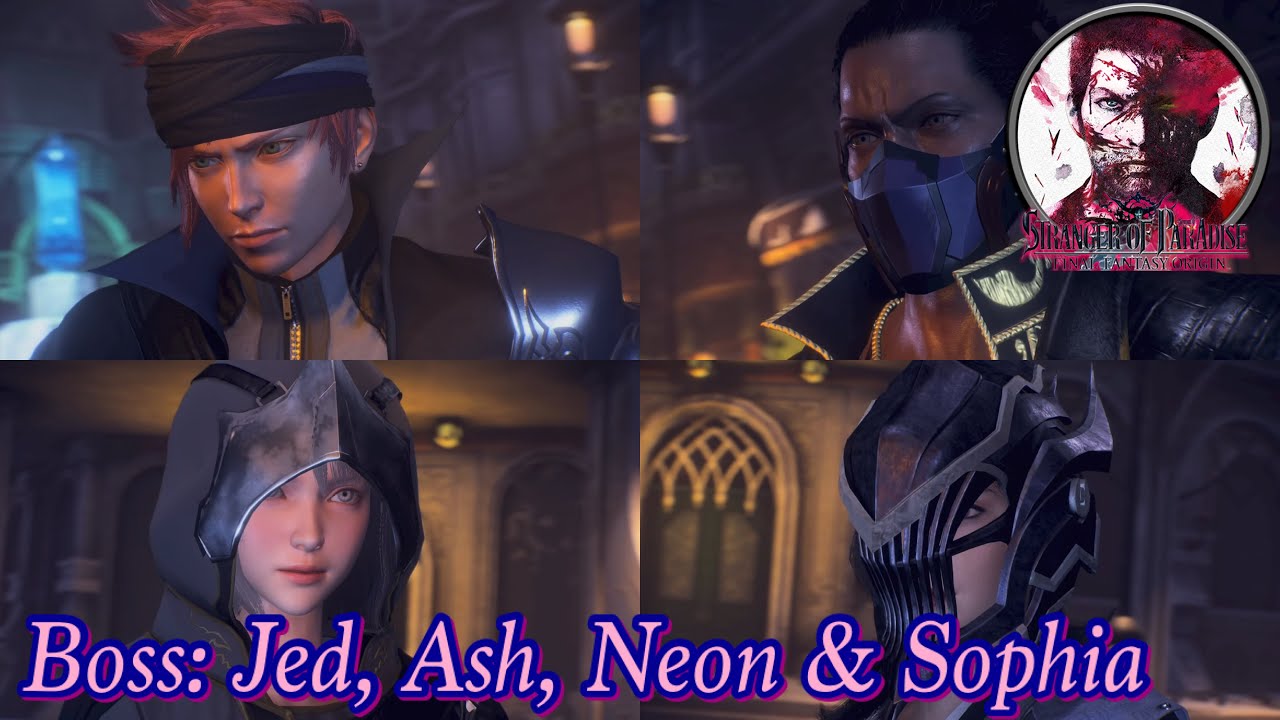 STRANGER OF PARADISE FINAL FANTASY ORIGIN - Boss: Jed, Ash, Neon ...