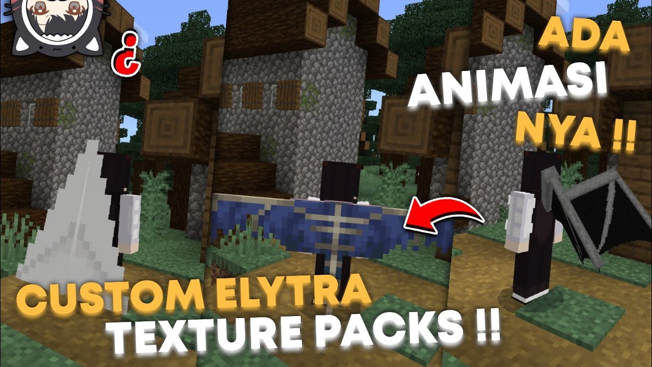 Custom Elytra Texture Packs !! - Ada Animasinya !! - Support 1.14 / 1. ...