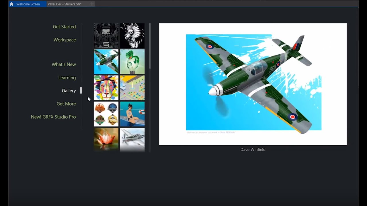 Welcome Screen Tour | CorelDRAW for Windows - YouTube