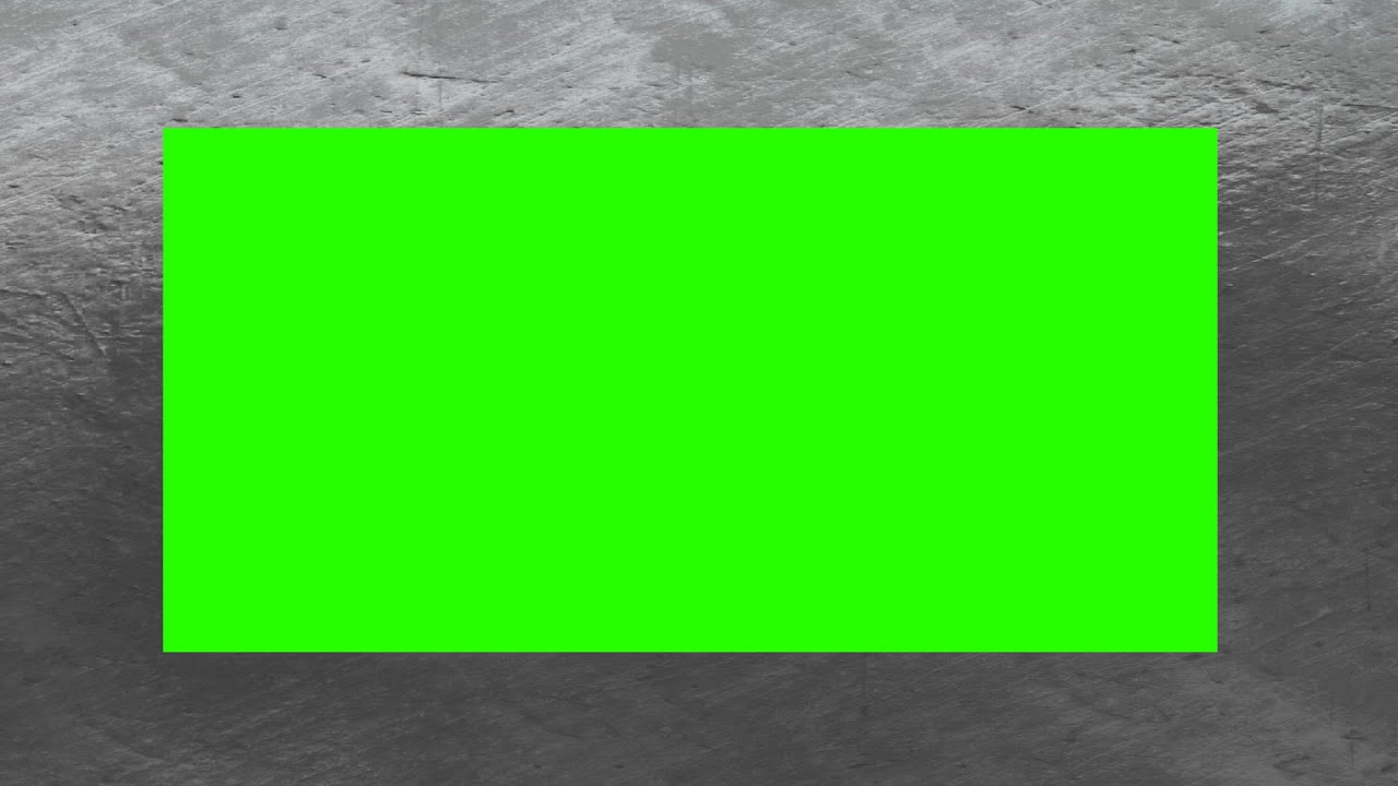 frame metallic green screen free royalty footage - YouTube