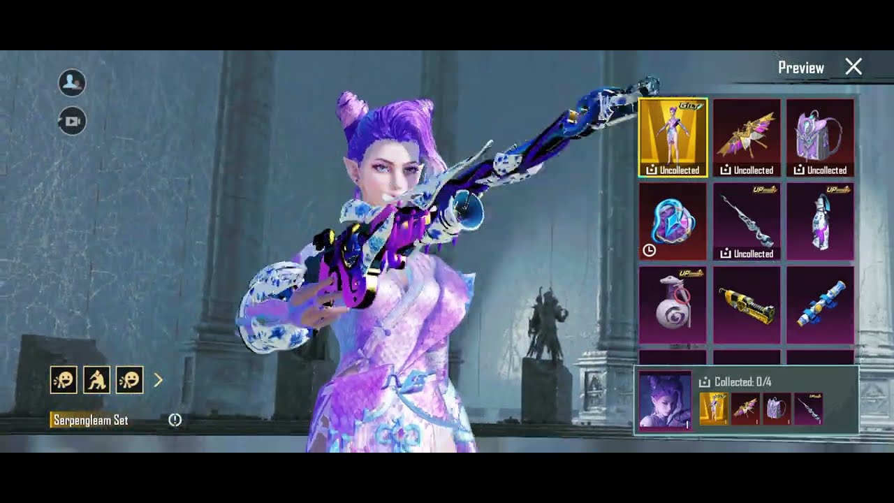 New ultimate set with Awm skin in pubg mobile #pubgmobile #pubg #bgmi ...