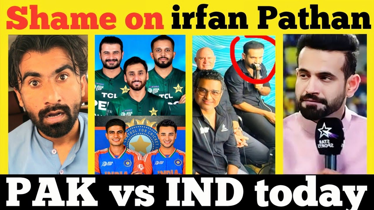 pakistan vs india reaction today | irfan pathan comentry | salman ali ...