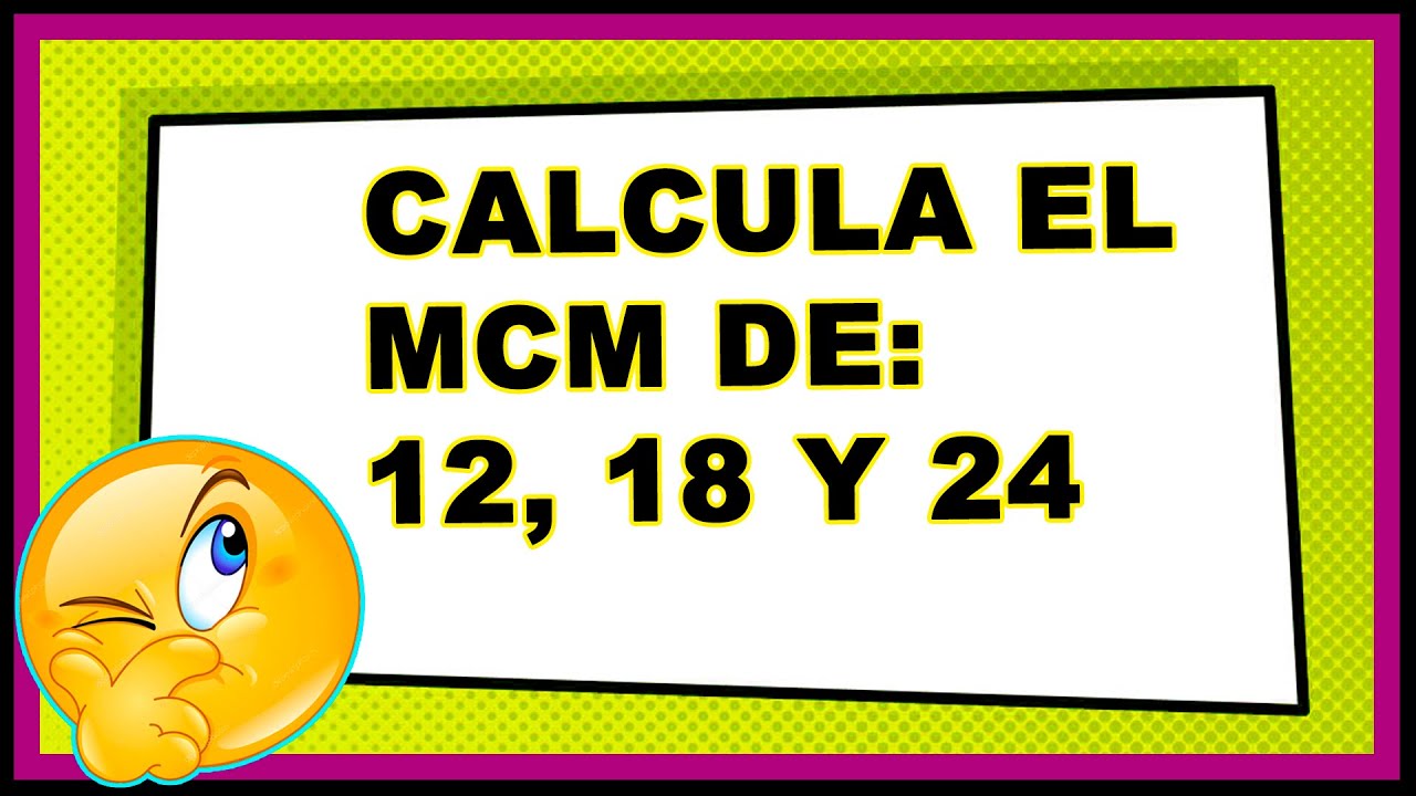 🤩🔷COMO CALCULAR EL MCM DE FORMA FACIL - YouTube