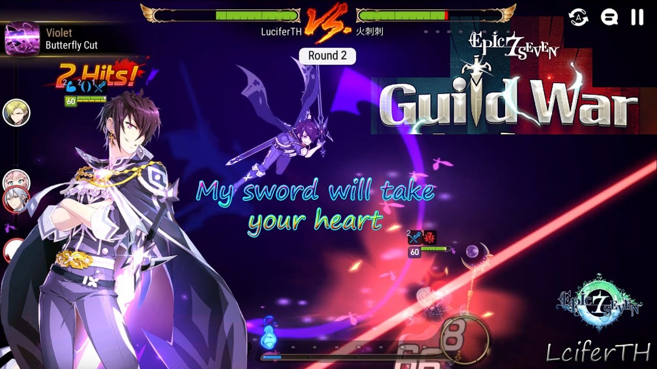 {Epic Seven TH}Guide war Violet My sword will take you heart - YouTube