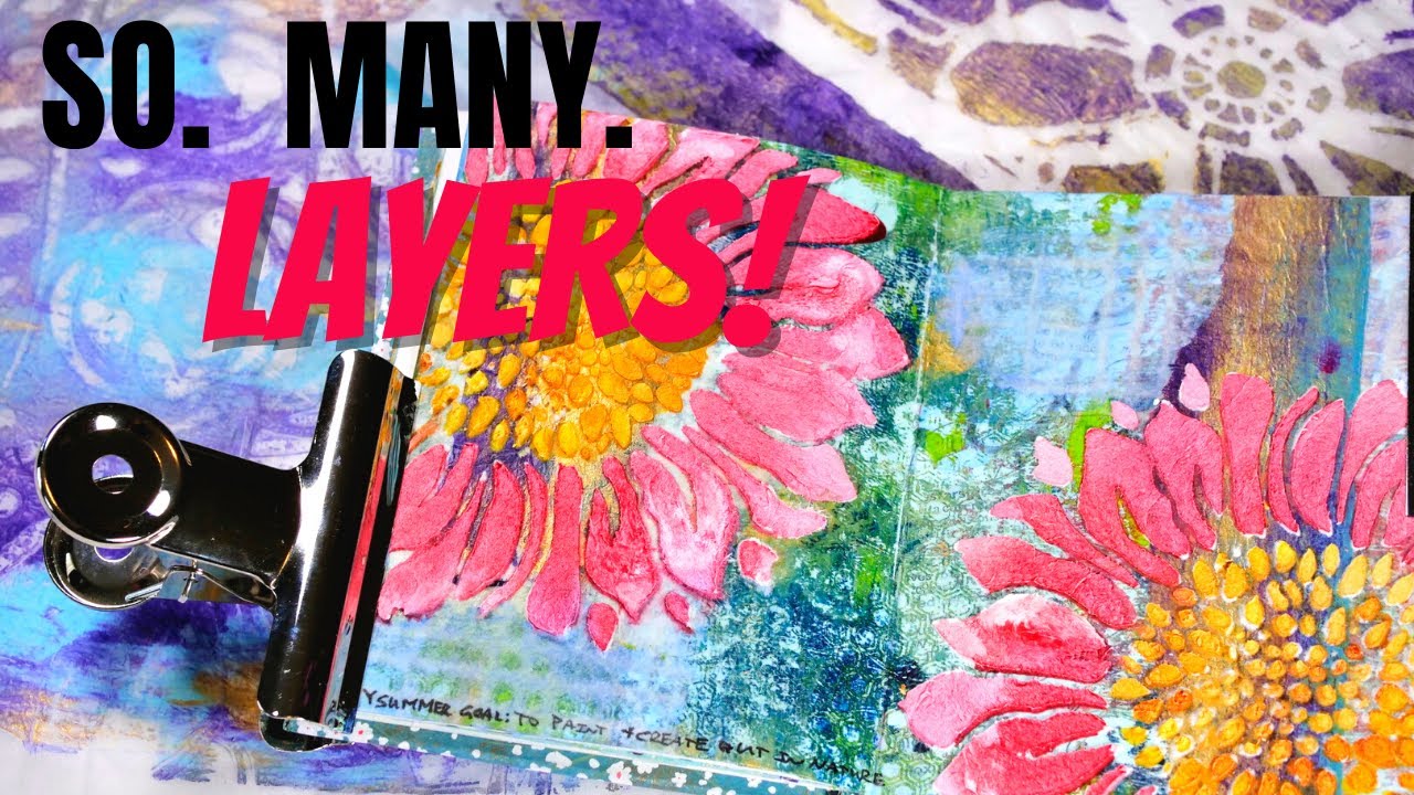 Learn to Collage with Tissue Paper Gelli Prints | Mixed Media Art ...