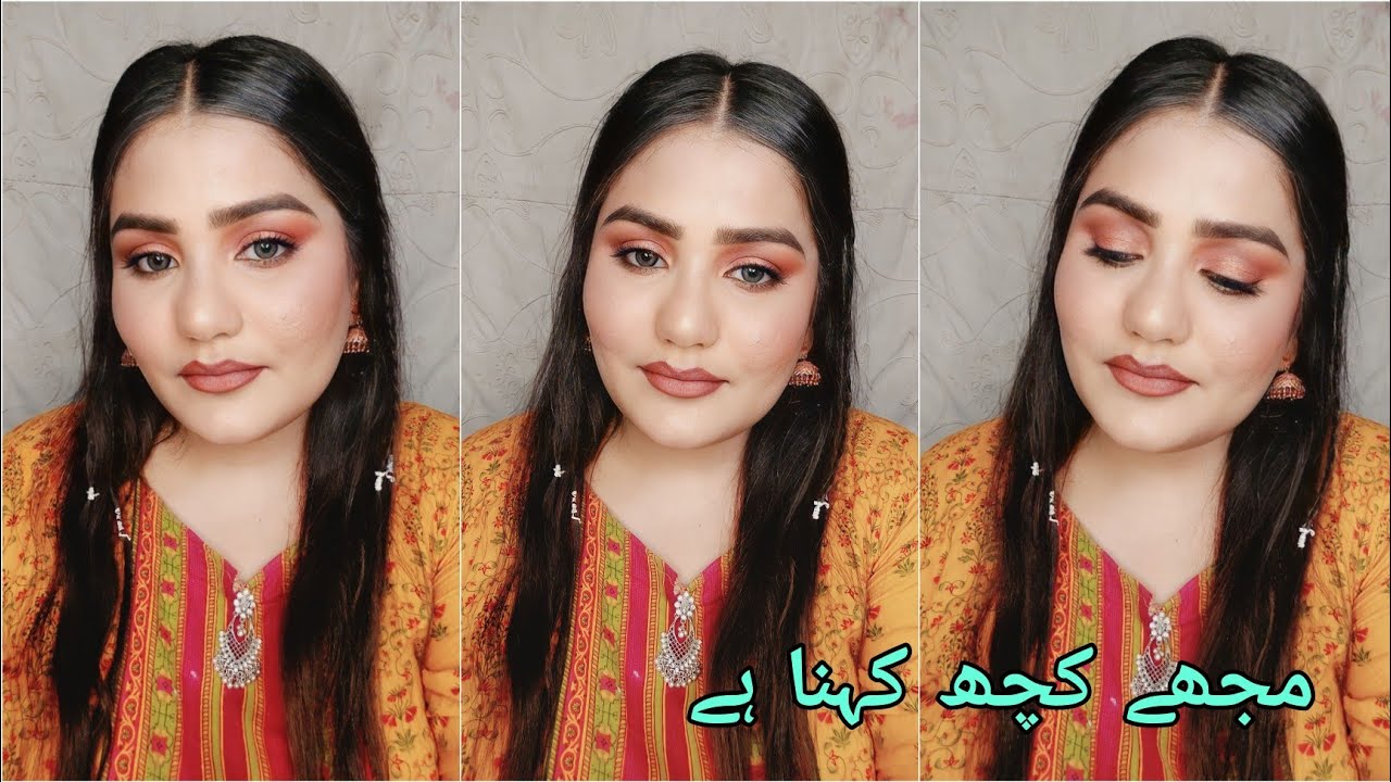 To Chlye Shru Krte Hain | soft glam makeup tutorial | talking about esha organics products ️ ...