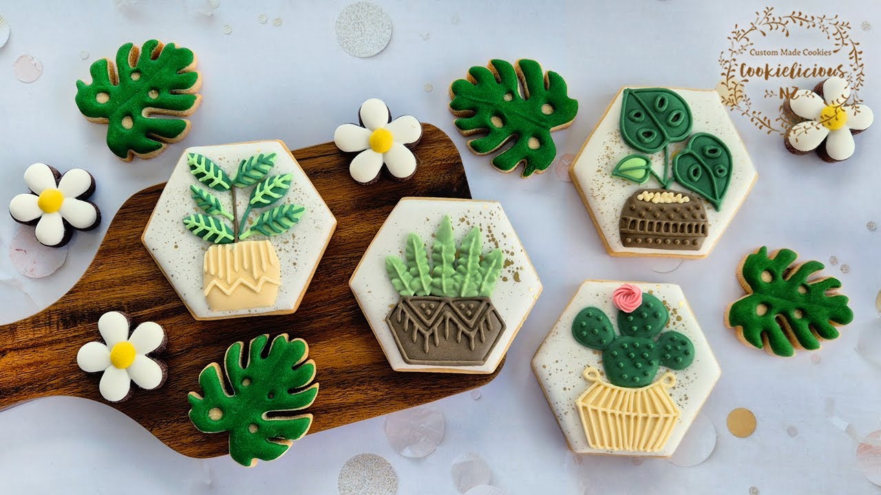 How to make Potted Plant Cookies - YouTube