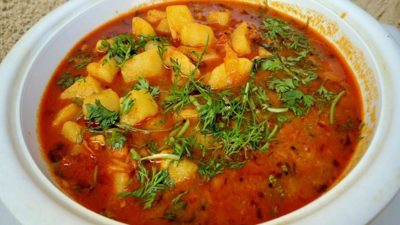 Alu Tamatar ki sabji Recipe | Shaadi Wali Alu Tamator Ki Sabji | Potato ...